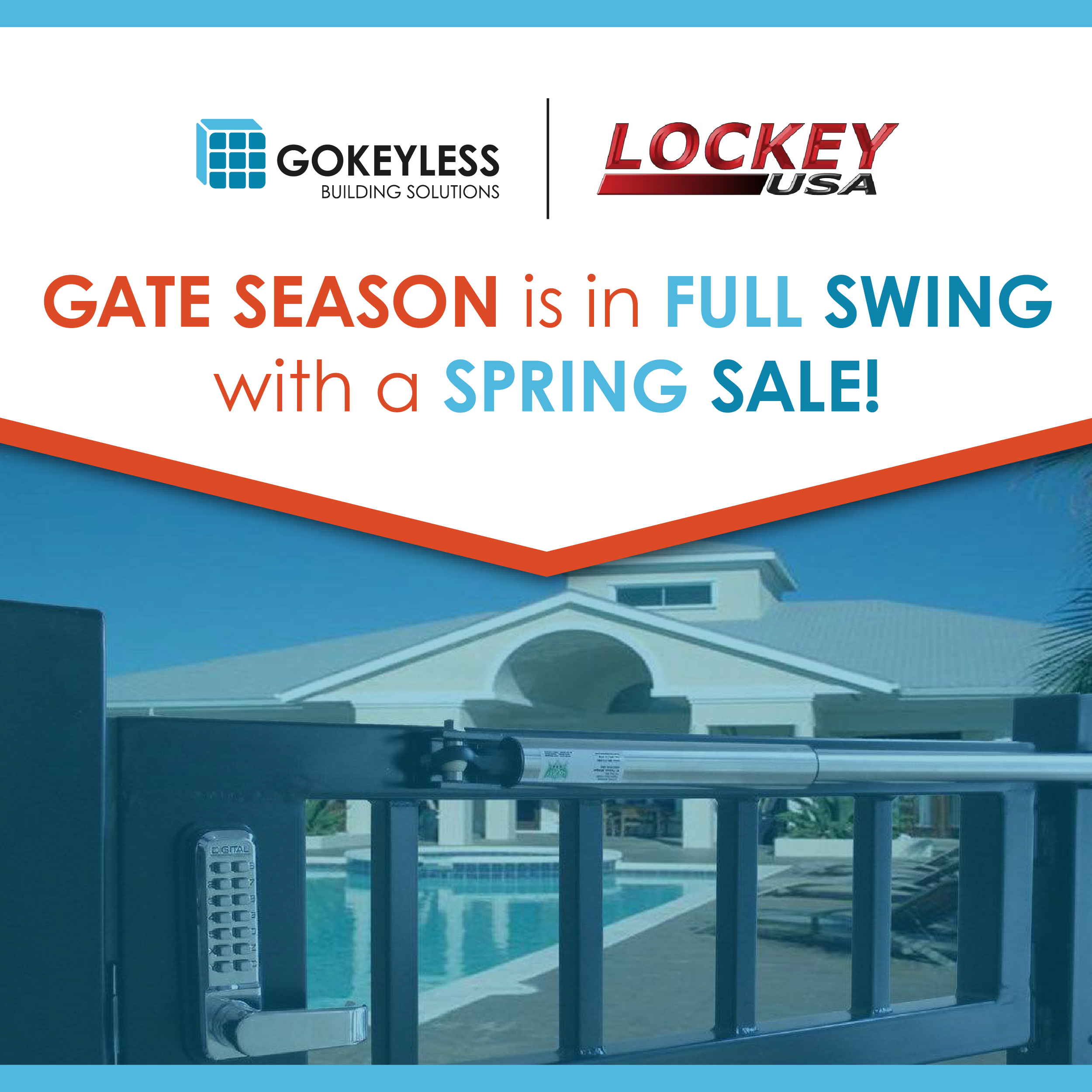 Lockey SUMO GL2DC Double Combination Surface Mount Gate Lock | GoKeyless