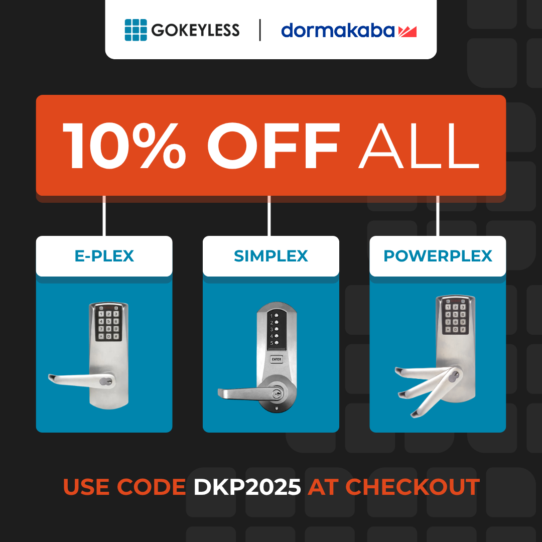 DigiLock 6G Curve Keypad Cabinet & Locker Lock | GoKeyless