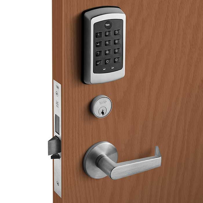 Yale keypad lock store
