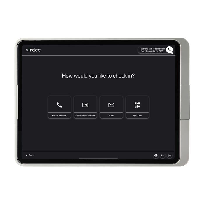Virdee Virtual Reception Kiosk Complete Lobby Solution | GoKeyless Virdee Virtual Reception Kiosk Complete Lobby Solution | GoKeyless