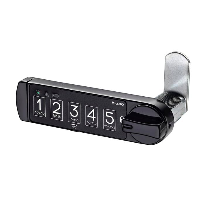 MicroIQ UT Horizontal Electronic Cabinet Lock | GoKeyless